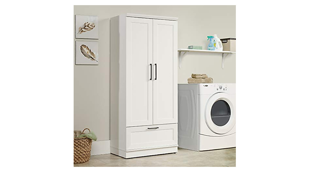 Sauder Homeplus Wardrobe & Storage Cabinet - Stylish & Safe