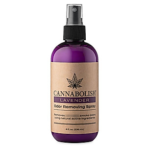 Cannabolish Lavender Smoke Odor Eliminator Spray and Air Freshener, 8 fl. oz, Natural Ingredients