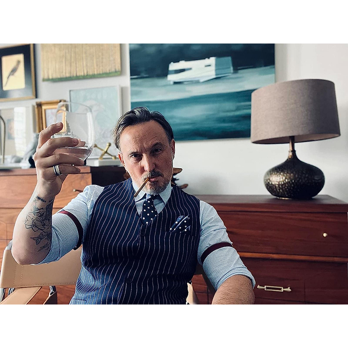 Cyprinus Carpio 2 Pieces Adjustable Shirt Sleeve Holders Anti-Slip Armbands Elastic Sleeve Garters for Women Men(3/4" *12 1/2" BLACK)