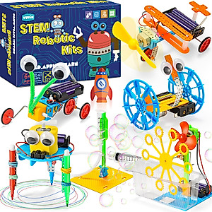 STEM Kits Robotics for Kids Ages 8-12, Crafts Kids Science Robot Building Kit 5-7 6-8, STEM Toys for Boys Gift Age 8-12 6 7 8 10 12 13 Year Old Boy Birthday Gifts, STEM Kits for Kids Age 8-10 10-12