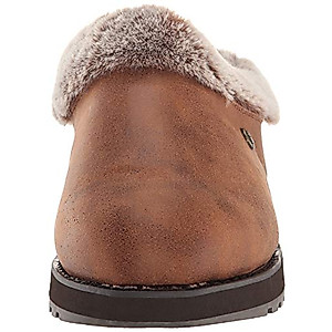Skechers Women's Keepsakes-R E M Faux Fur Lined Shootie with Memory Foam Slipper, Brown, 9