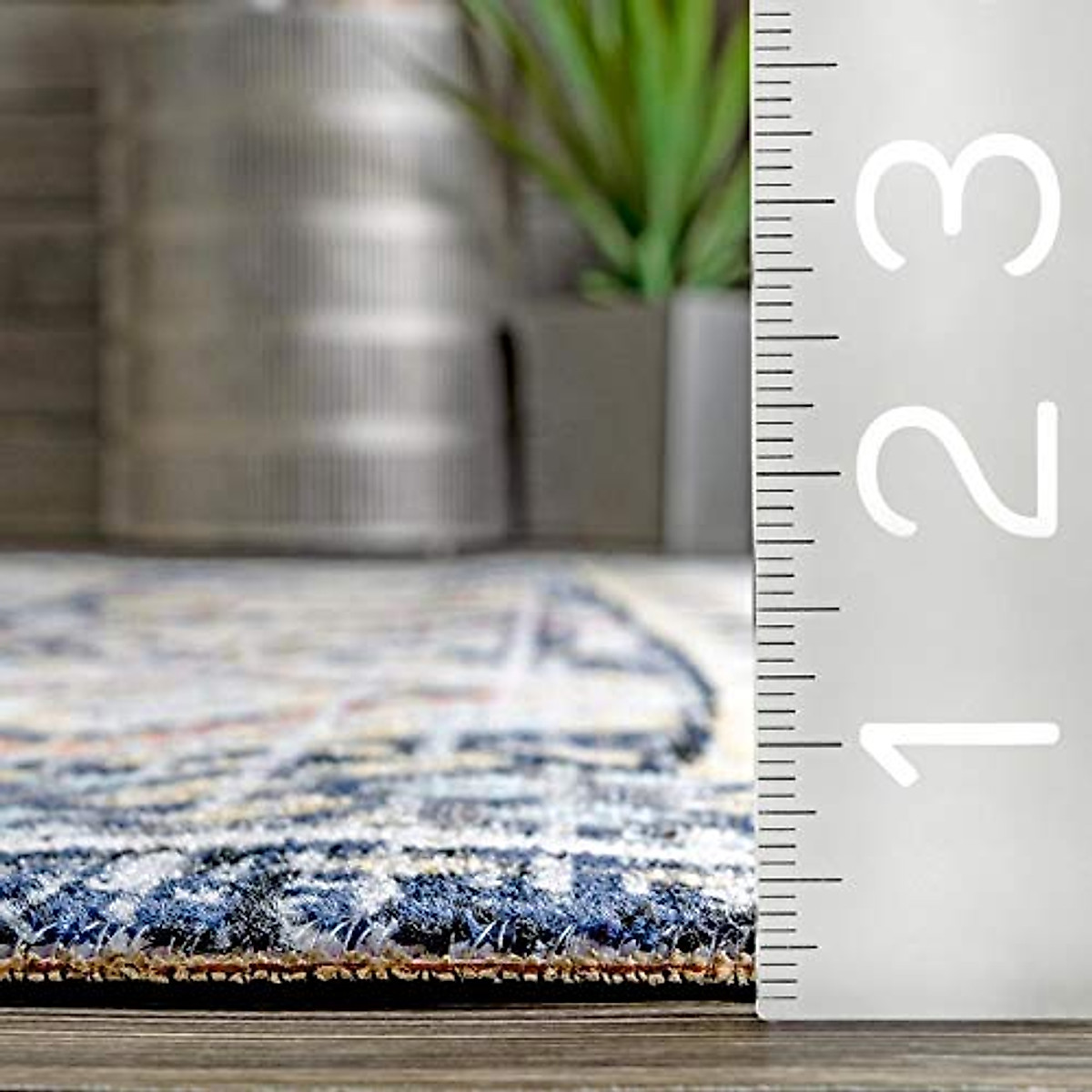 nuLOOM Taliyah Bohemian Fringe Indoor/Outdoor Area Rug, 8' x 10', Multi