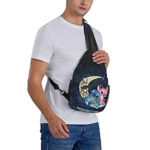 Sling Bag,Cartoon Crossbody Sling Bags for Women,Cute Travel Hiking Chest Bag Daypack for Purses Shoulder Sling Backpack Women Men's Gifts Stuff-A3