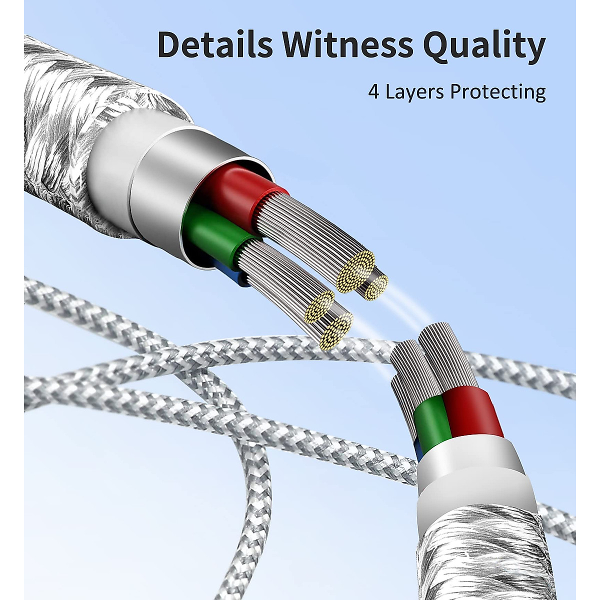 IDISON 6Pack [MFi Certified] iPhone Charger 3/3/6/6/10/10FT iPhone Charger Cord High Speed USB Cable Compatible iPhone14/13/12/11 Pro Max/XS MAX/XR/XS/X/8