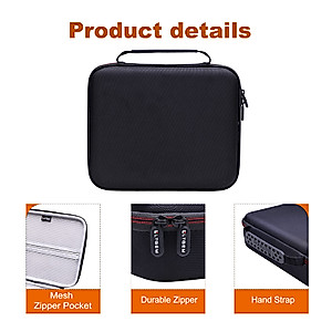 L LTGEM EVA Hard Case for BoSidin Painless Permanent Hair Removal Device - Travel Protective Carrying Storage Bag