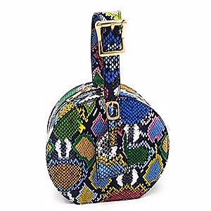 cynllio Top Handle Handbags for Women Snakeskin Clutch Evening Shoulder Bags Fashion Tote Bags for Daily Work Travel