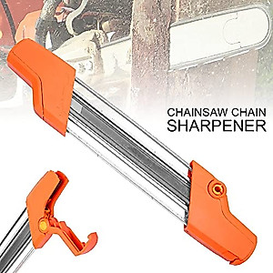 COSY GARDEN TOOLS 2 in 1 Chainsaw Sharpener for Stihl 325” Saw Chain - File Dia. 3/16 inch (4.8mm) - Easy File Chain Saw Blade Sharpener Tool Chain Saw Sharpening Kit