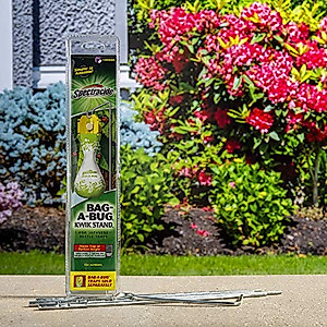 Spectracide Bag-A-Bug Kwik Stand, Glavanized Steel, 1-Count