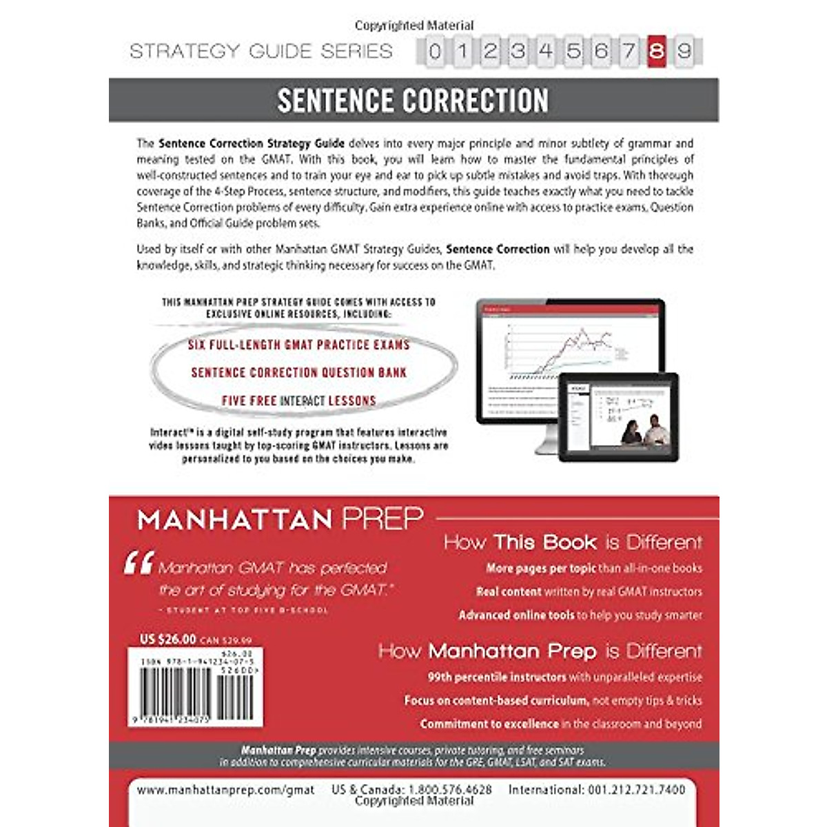 GMAT Sentence Correction (Manhattan Prep GMAT Strategy Guides)