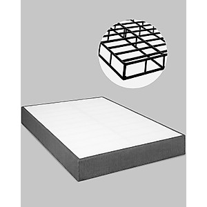 TATAGO 9 Inch Heavy Duty Box Spring Mattress Foundation 3000lbs Max Weight Capacity/No Noise/Easy Assembly,Queen