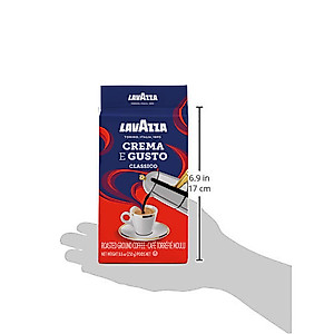 Lavazza 2 Pack Crema E Gusto Ground Coffee 8.8oz/250g Each