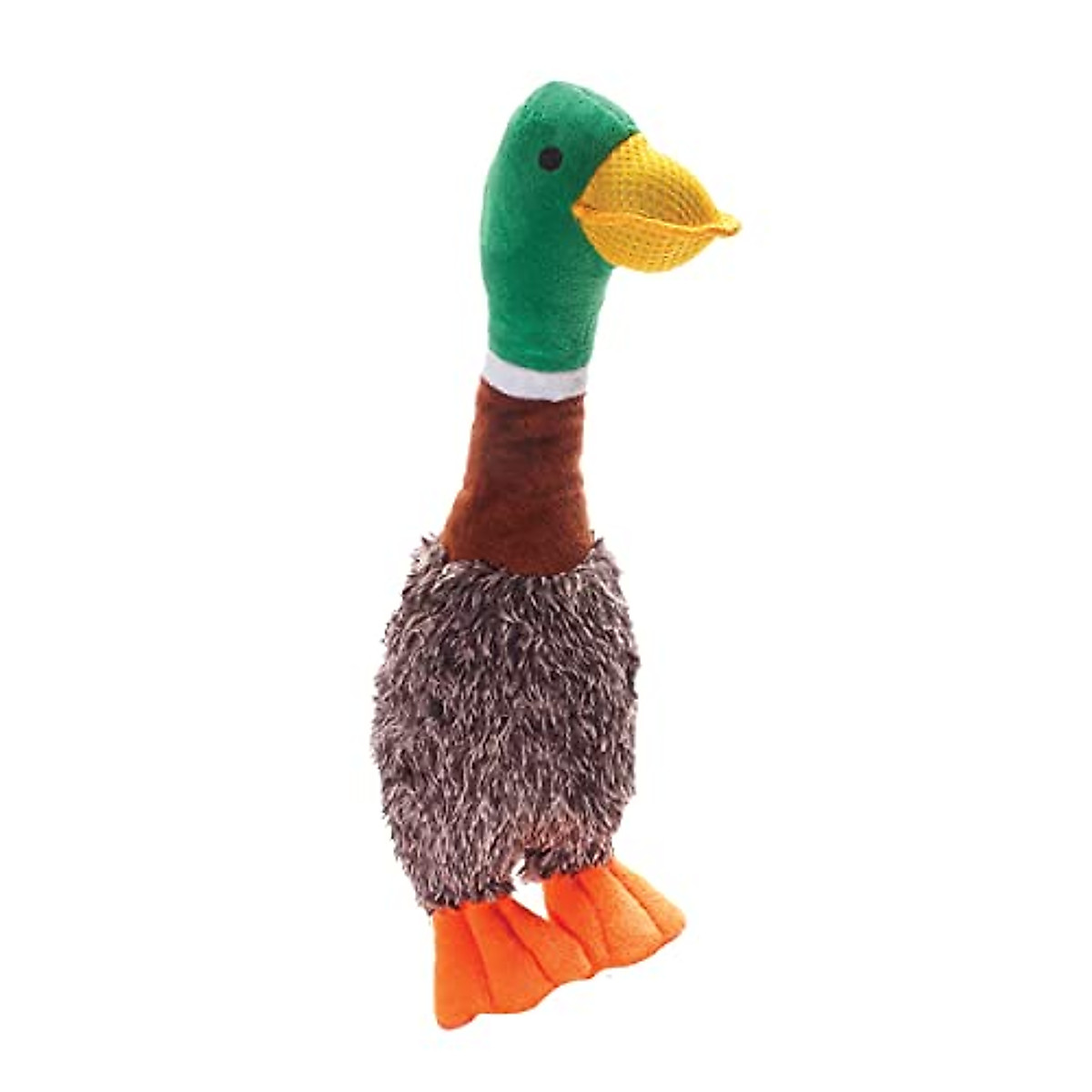 Charming Pet Headbangerz Duck Plush Squeaky Light-Up Dog Toy