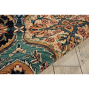 Nourison Nourison 2020 Persian Multicolor 8' x 10'6" Area -Rug, Easy -Cleaning, Non Shedding, Bed Room, Living Room, Dining Room, Kitchen (8x11)