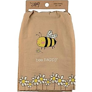 Primitives by Kathy Decorative Kitchen Towel - Bee Happy