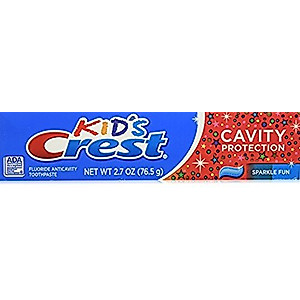 Kids Crest Toothpaste - Cavity Protection, 2.7 Oz,(pack of 6)