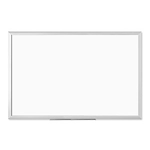U Brands Magnetic Dry Erase Board, 35"x23", Silver Aluminum Frame