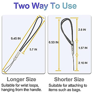 MOLESS Lanyard Compatible with AirPods Pro 2, Anti-Drop Accessories Lanyards for Apple Airpods Pro 2nd Generation 2022, Multifunctional Soft Braided Cord As Wrist Loop Or Attaching Strap (Gray)