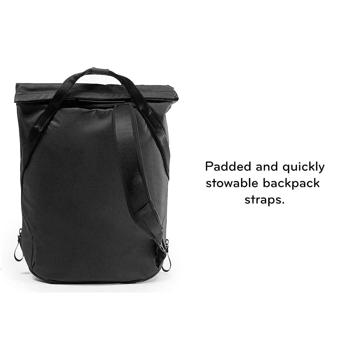 Peak Design Everday Totepack 20L Black, Urban Travel or Photo Carry (BEDTP-20-BK-2)