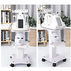 Medical Cart Household Utility Carts, Lab Cart Mobile Trolley Serving Equipment Mobile Beauty Rolling Cart, Small Bubble Movable Cart with Storage Tray, Universal Wheel with Brake, 30Kg Load 35×38×69c