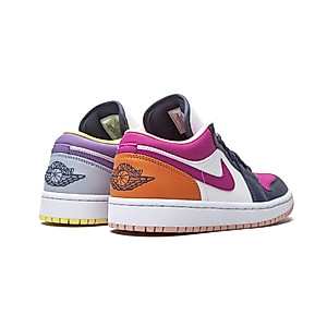 Jordan Womens WMNS Air 1 Low SE DJ4342 400 Mismatched Purple/Magenta - Size 5W