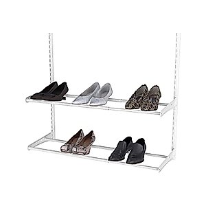 ClosetMaid 28440 ShelfTrack Expandable Shoe Rack, 24" x 42", White