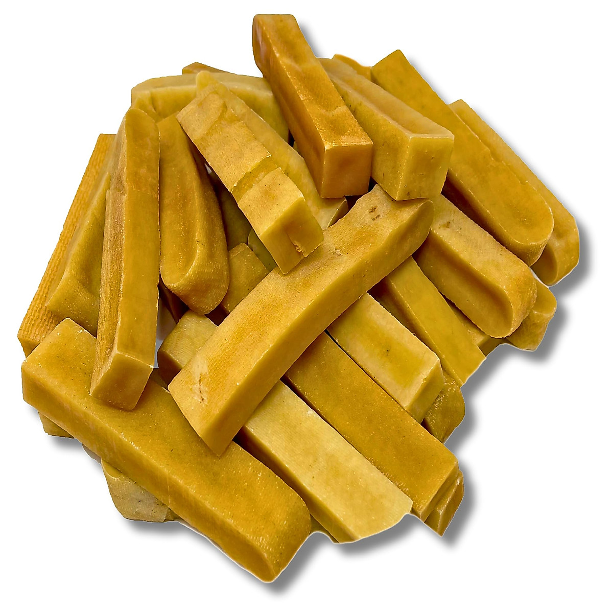 WhiteTail Naturals - Yak Cheese Dog Chews - Long Lasting Tough Dog Bones for Aggressive Chewers & Teething Puppies - All Natural Himalayan Dental Milk Chew Bone (6, Medium)