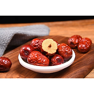 Premium Jujube Red Dates 1LB/453g,Selected Dried Fruit,Big & Delicious,100% Natural 红枣