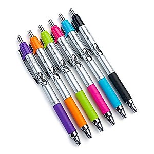 Mr. Pen No Bleed Pens, Bible Pens, Fine Tip, Assorted Color, Pack of 6