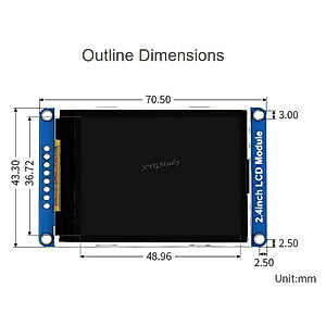 2.4inch LCD Screen Display Module 240×320 Resolution SPI Interface for Raspberry Pi VisionFive 2 STM32 @XYGStudy