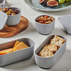 Caraway 2pc Dash Inserts - Dash Ramekins w/Lid - Easy to Store, Non Toxic - Perfect for Sauces, Garnish, & Small Snack or Sides