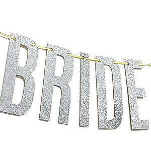 Silver Bride to Be Banner, Bridal Shower Decorations, Engagement/Bachelorette/Wedding Party Decor