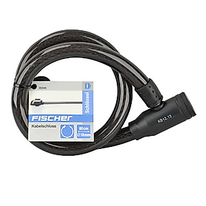Fischer Cable Lock Diameter 12 mm, Black, 180, 85848