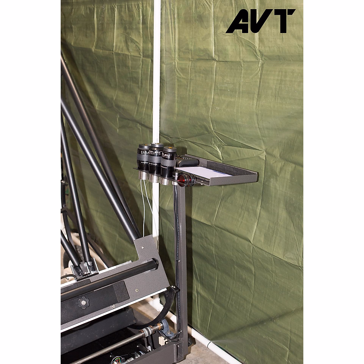 AVT Dobsonian Telescope Eyepiece Tray for 2", 1.25" Eyepiece & Filters - FLAT