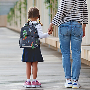 senya Kids Backpack Astronaut Dinosaur Kindergarten School Bag for Toddler Girls Boys One Size