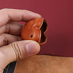 SANRILY Genuine Leather Key Holder for Vespa GTS GTS250 GTS300 Piaggio 3VTE Fly 125 200 300 GTV LXV150 GTV250 Keyless Motorcycle Keychains Holder Brown