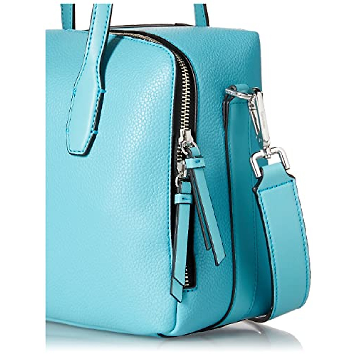 Calvin Klein Brenda Top Zip Satchel, Turquoise