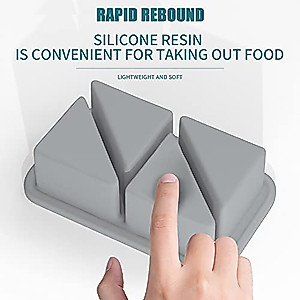 Silicone Freezer Tray with Lid - Food Storage Container, Makes 2 Perfect Portions 2 Cup Cube Portion, Ice Cube Tray for Soup Sauce Meal Prep, Molds Soup Trays with Date Slider BPA Free -1 Pack