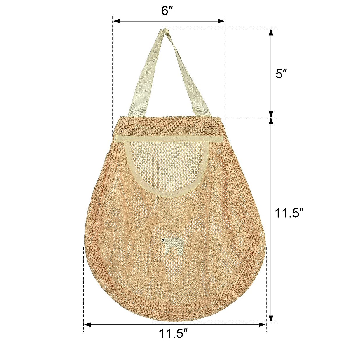 Cosmos 3 Pcs Reusable Hanging Storage Mesh Bags Wall Mount Hanging Home Kitchen Grocery Bag Organizer Storage Produce Tote Bags for Potatoes, Fruit, Garlics, Onions, Vegetables