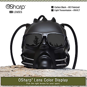 OSharp Performance Replacement Lenses for Bose Soprano BMD0011 Sunglasses - Carbon Black