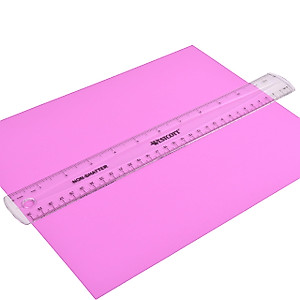 Westcott Non-Shatter Ruler, Clear, 12 Inches,(13862)