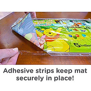 Disney Winnie The Pooh Table Topper Disposable Stick-on Placements in Reusable Package, 50 Count, Basic (10165)