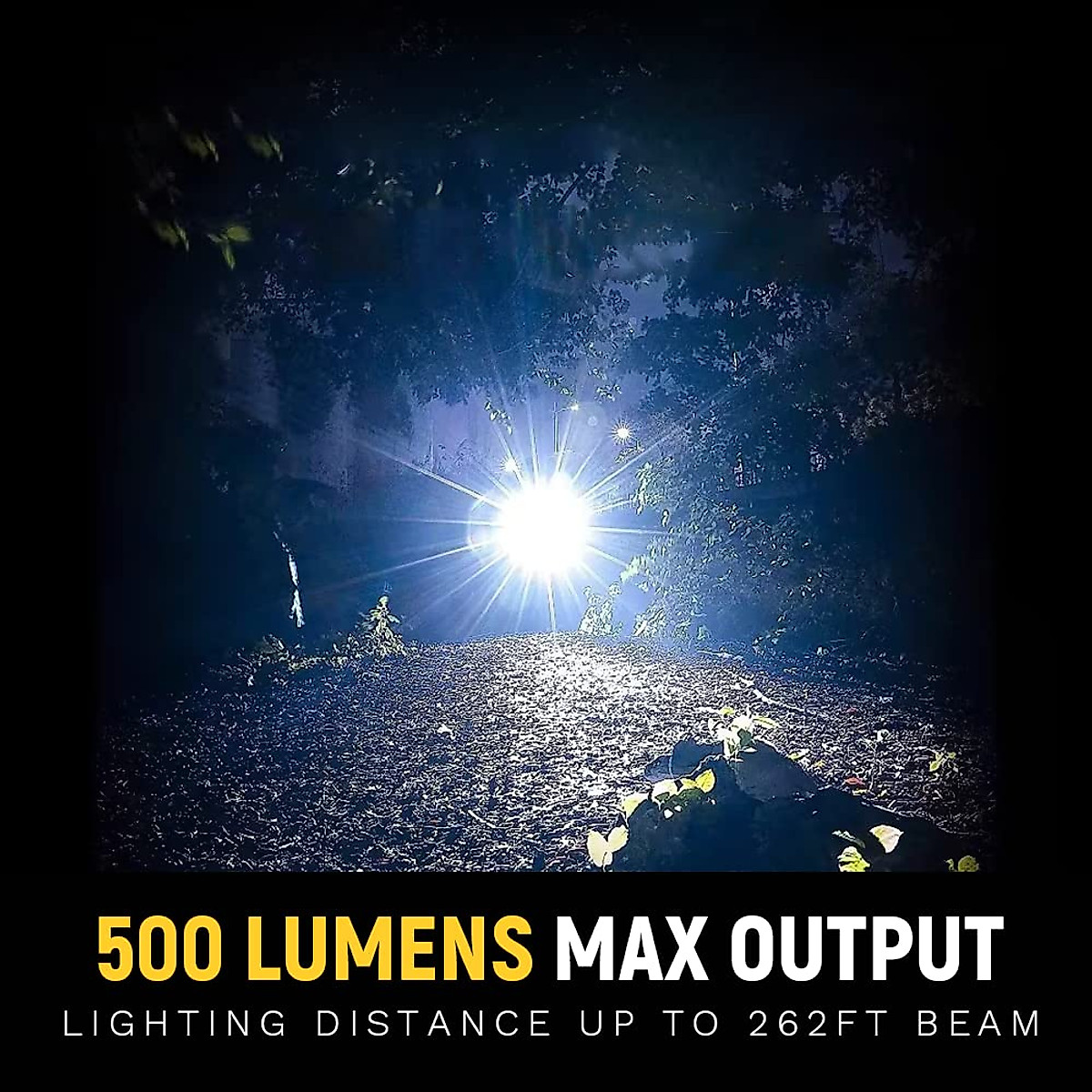 Anhay Mini Flashlight Keychain -500 Lumens Rechargeable Pocket LED Flashlight with 3 Light Modes, Waterproof Design,EDC Keychain Flashlight with Hat Clip and Carabiner for Outdoor Hiking,Travel