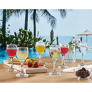 Pasabahce Premimum Shot Glasses Set of 6 - Bistro Cordial & Liqueur Extra Mini Glasses 2 oz (60 cc) - Mini Wine Glasses - Uniqe Desing Goblet - Crystal Tasting Glasses - Perfect for Parties, Gifts