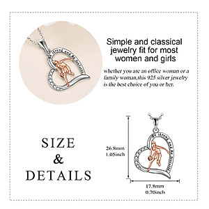 YAFEINI Sports Lovers Gifts for Women 925 Sterling Silver Basketball Necklace Inspirational Pendant Jewelry for Basketball Lovers (Basketball Necklace)