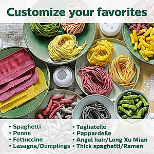 Philips Kitchen Appliances Pasta and Noodle Maker Plus, Large, HR2375/06