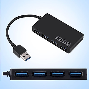 Ultra-Slim Data USB Hub USB C to USB Hub 4 Ports Type C to USB 3.0 Hub USB C to USB Adapter Support 7/8/10, Vista, XP, 2003/2000/ME, OS X, Linux Systems