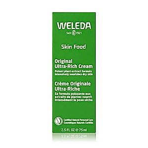 Weleda Skin Food Original Ultra-Rich Body Cream 2.5 Fluid Ounce, Plant Rich Hydrating Moisturizer with Pansy, Chamomile and Calendula
