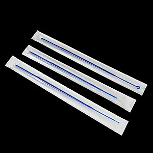 Renon, 100 Counts 1μl Inoculating Loops, Sterile EO(Ethylene Oxide) Inoculation Loop, Each Individually Wrapped Disposable Package, ABS Material, 1 microliter