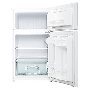 Danby Designer DCR031B1WDD 3.1 Cu.Ft. Compact Refrigerator with Freezer, E-Star Rated Mini Fridge for Bedroom, Living Room, Kitchen, or Office, White