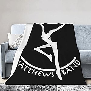 American Dave Rock Matthews Band Blanket Throw, Ultra-Soft Fleece Flannel Blanket Lightweight Throw Blankets for Couch Sofa Living Room for Kids Adults 60"X50"